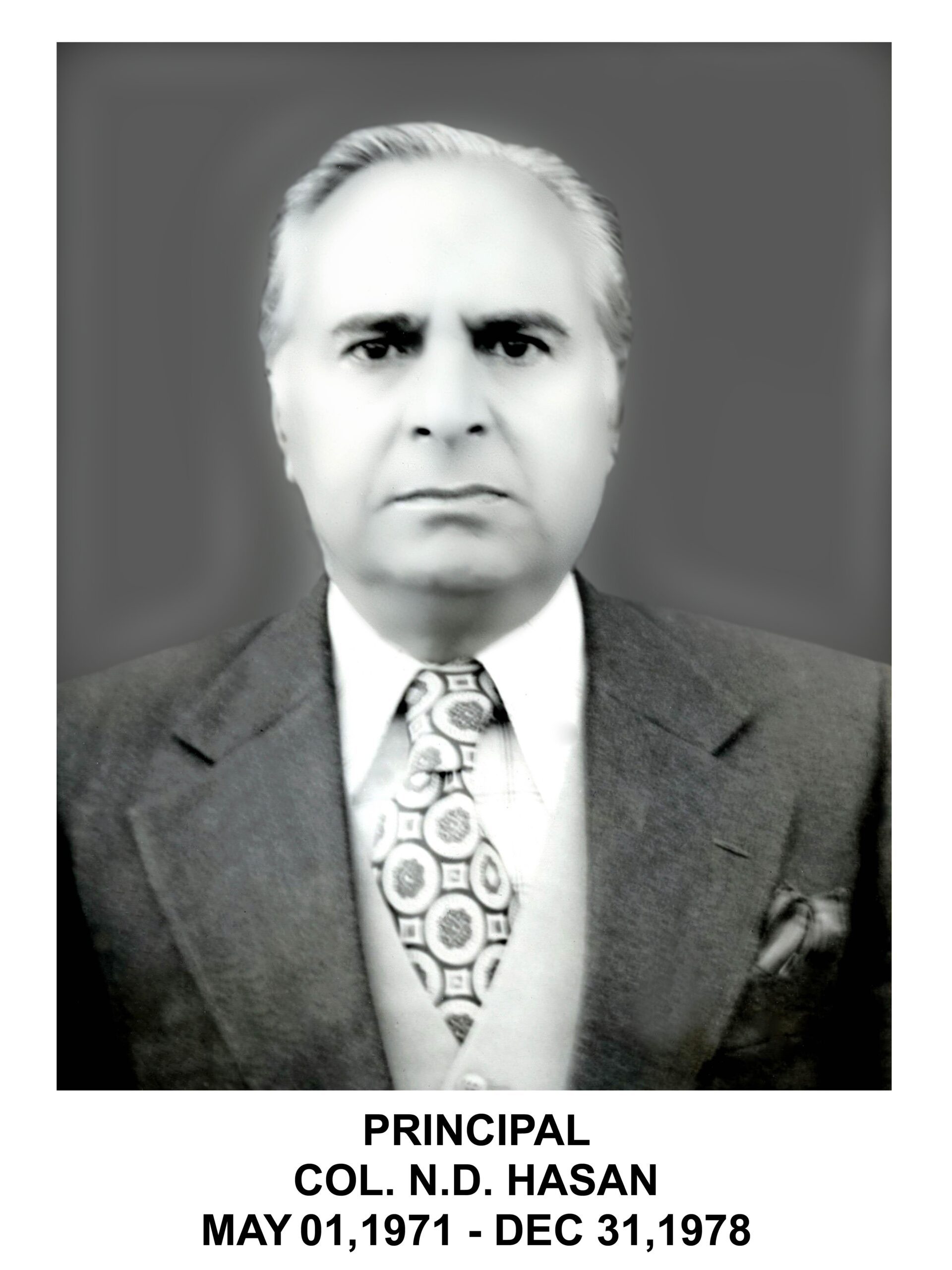 Biography of Principals - CCH